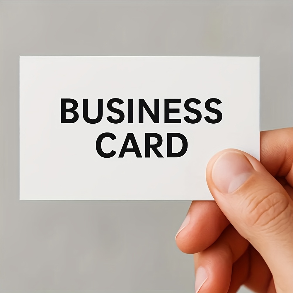 custom business cards sold on Temu New Zealand