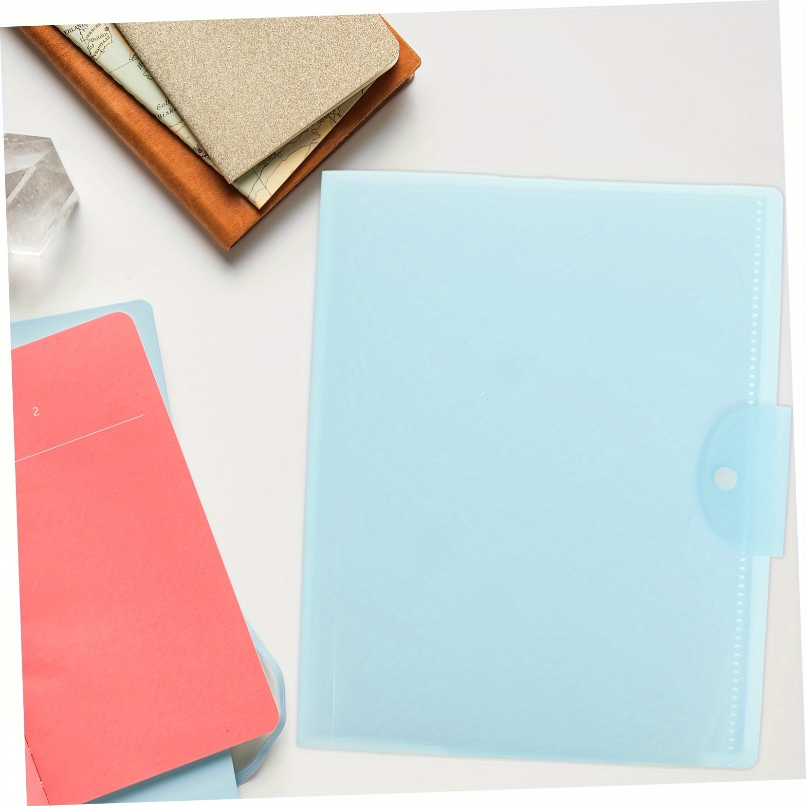 A3 Transparent Document Envelope - Durable Plastic File Pocket For ...