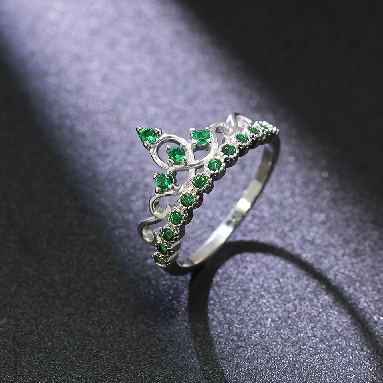 Crown Design Zircon Ring Women Special Wedding Engagement - Temu United ...