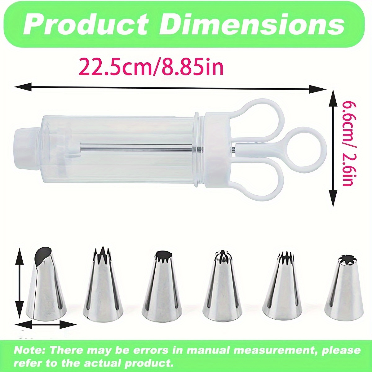 [diy Bake Master] Complete Cake Decorating Kit With Gun - Includes ...