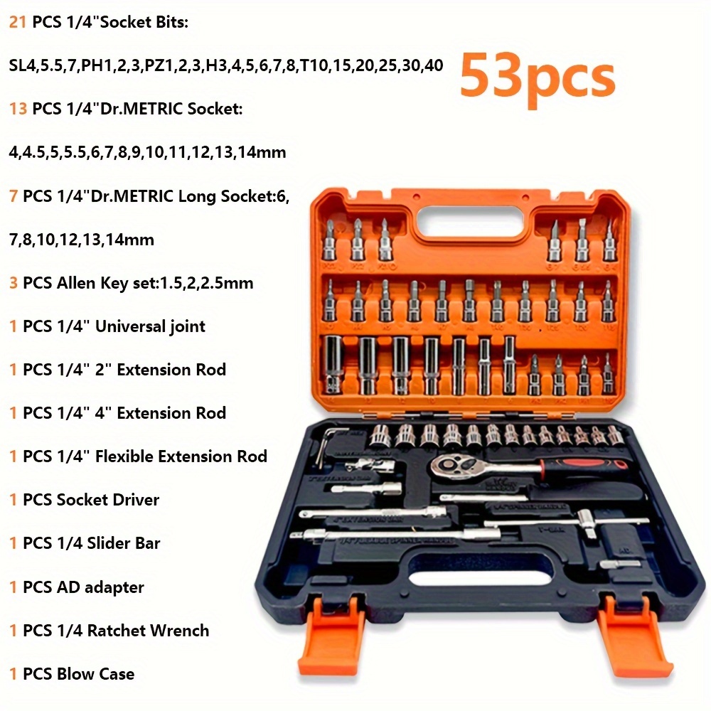 hand tool set kit professional wrench socket set Temu United Kingdom
