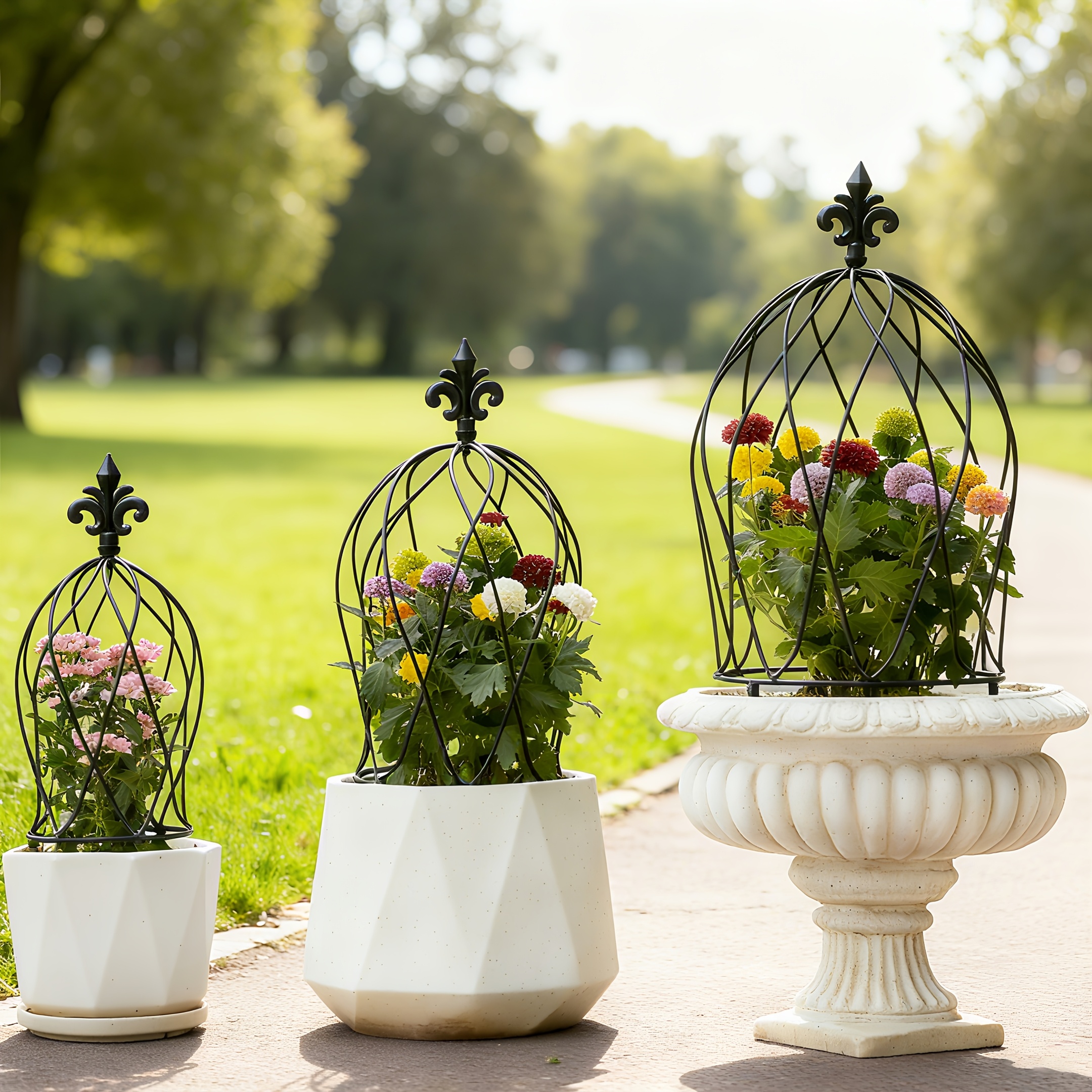 garden obelisk sold on Temu United States