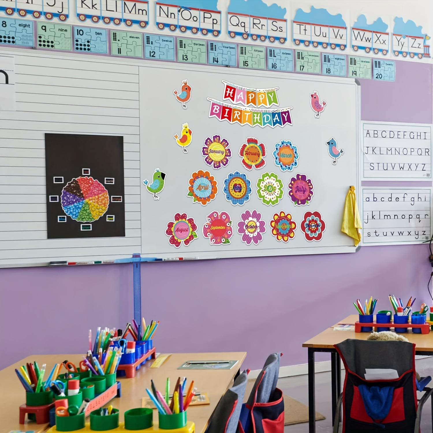 Bulletin Board Set Birthday Wall Classroom - Temu United