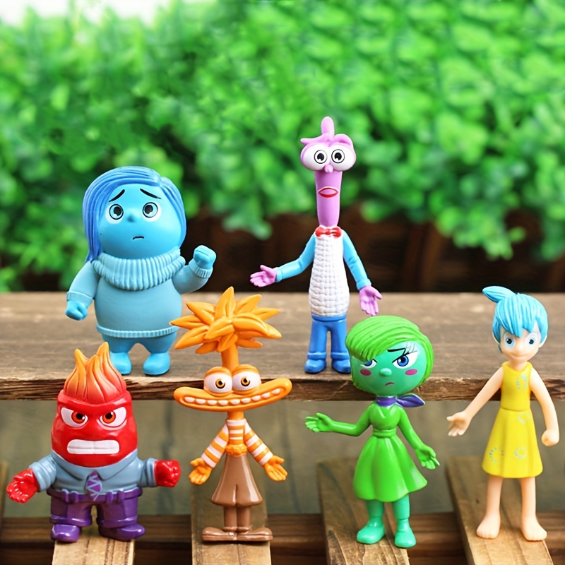 UME * Inside Out PVC Figür Seti, 6 parça - Sevinç, Korku, Öfke, Üzüntü ...