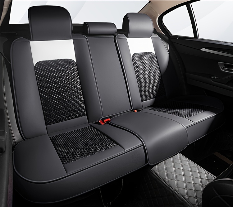 Five seater Cartoon Car Seat Cover Summer Breathable Viscose - Temu ...