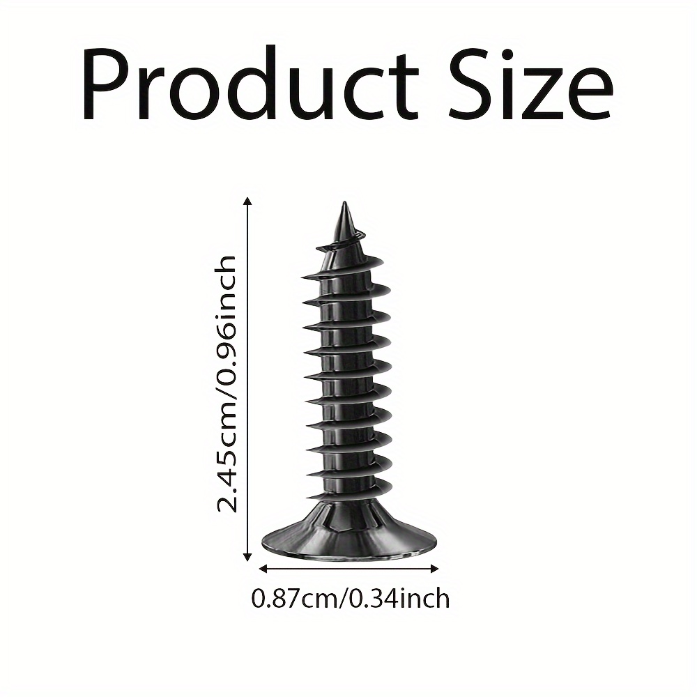 Premium Carbon Steel Self tapping Screws Flat Head Deep - Temu