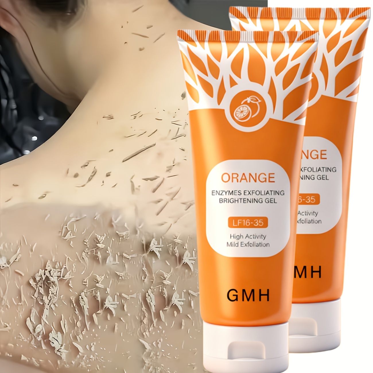 face body cleansing scrub gel sold on Temu United States