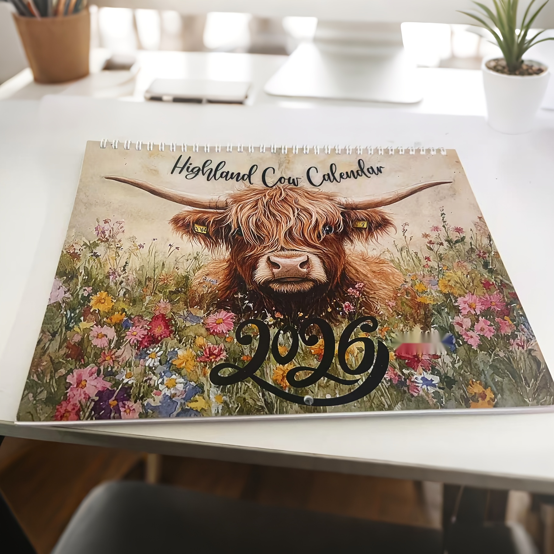 Highland Cow Advent Calendar 2026 Highland Cow Wall Calendar Scottish ...