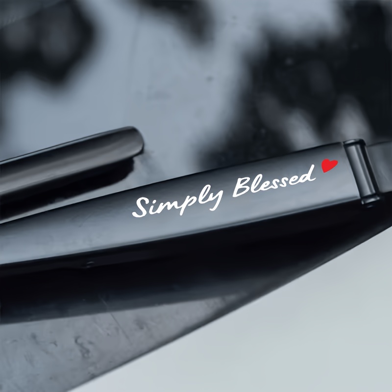 blessed car stickers sold on Temu United States