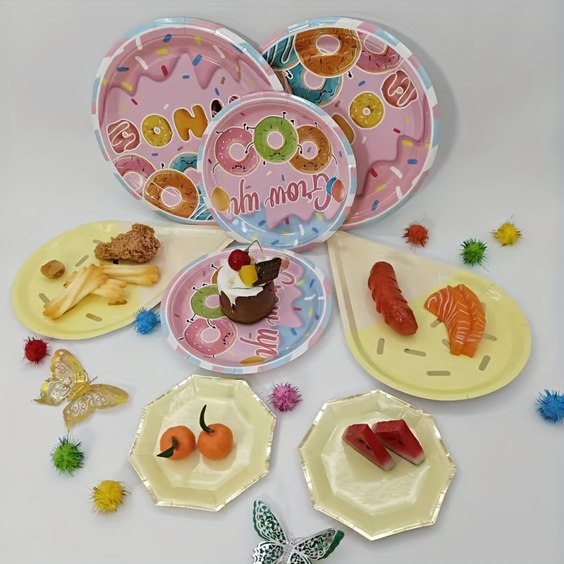 Festive Paper Plates Set: Includes 2 Sizes Perfect Parties - Temu