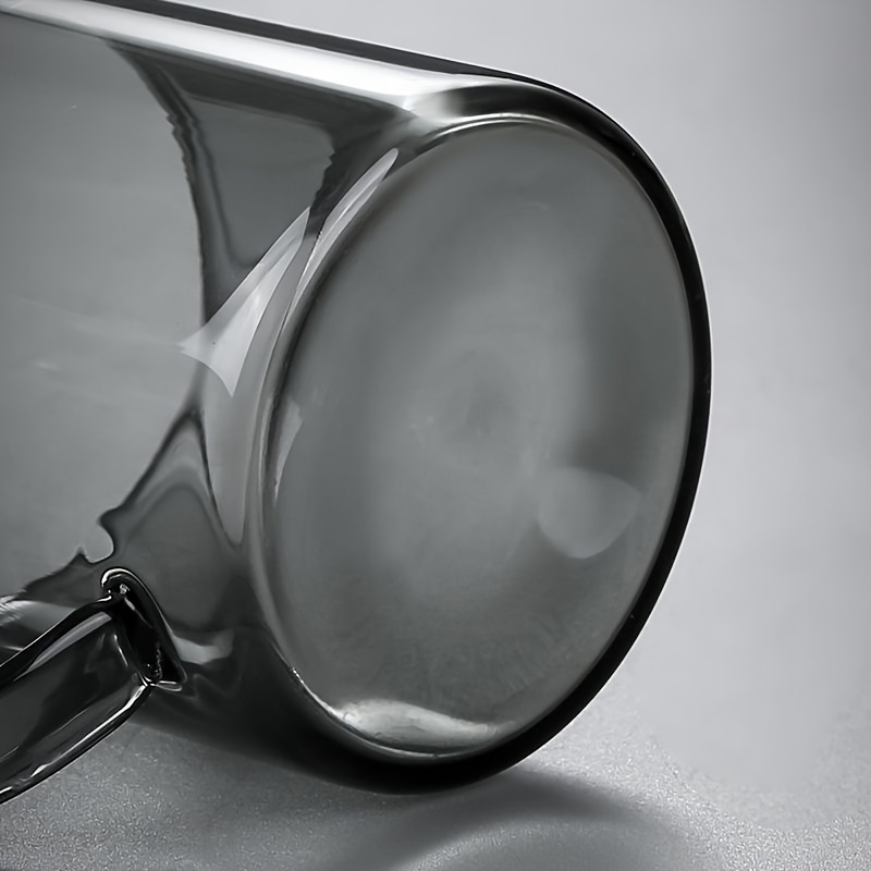 smoke gray glass tea cups heat resistant insulated fu - Temu Philippines