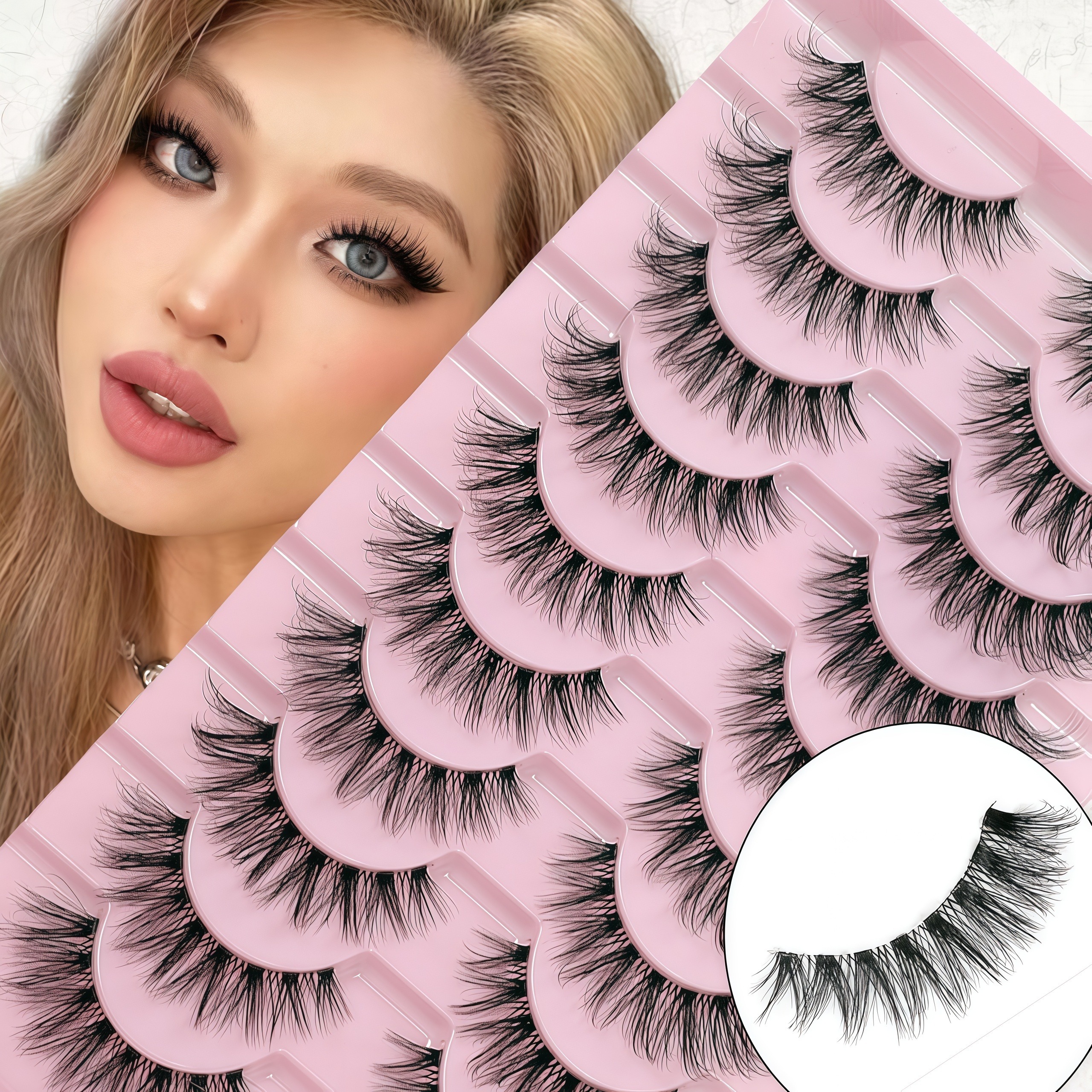 eyelashes sold on Temu United States