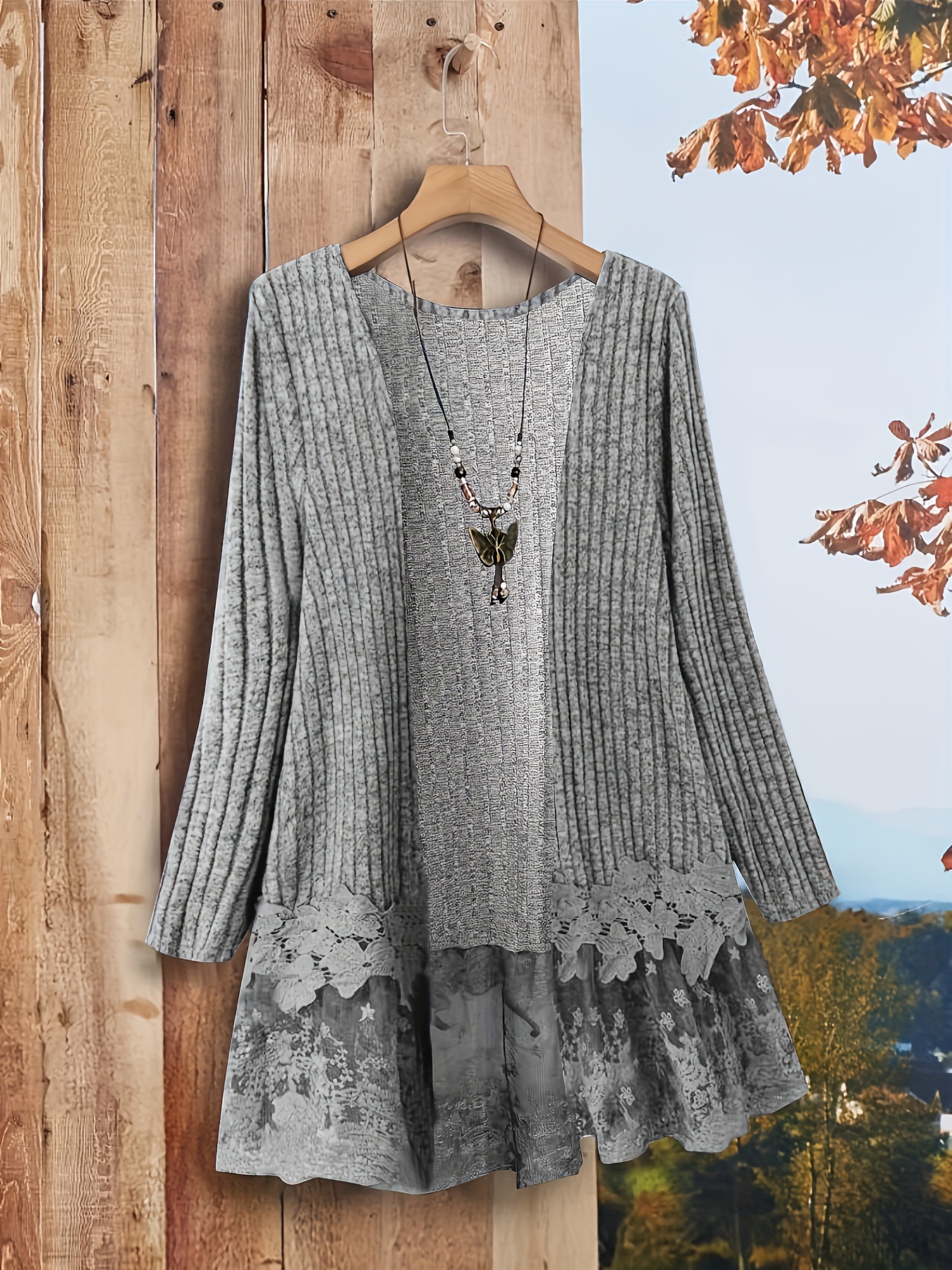 women plus cardigan sold on Temu United States