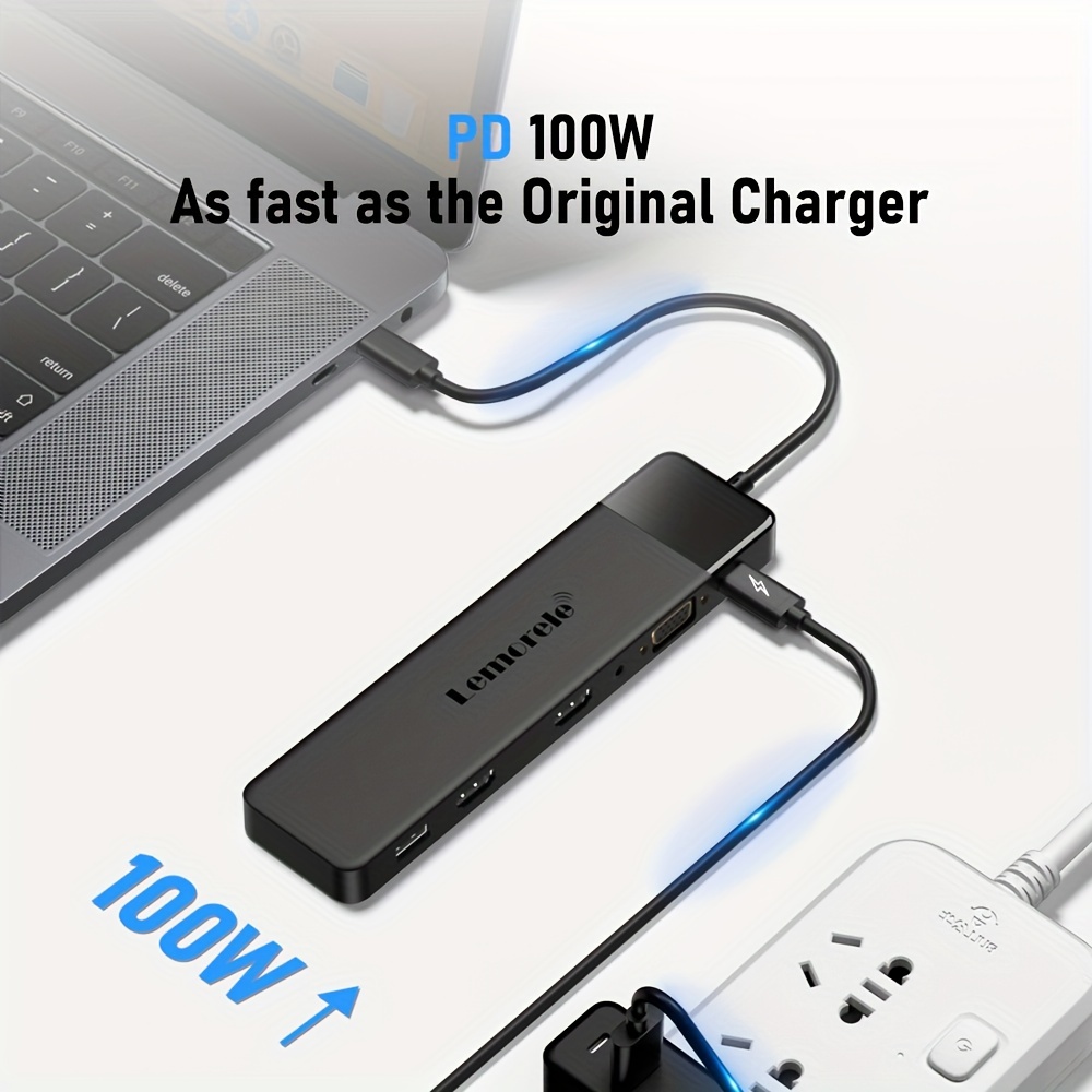 13 in 1 ステーション HDTV VGA USB 3.0 USB C ポート SD/T - Temu Japan