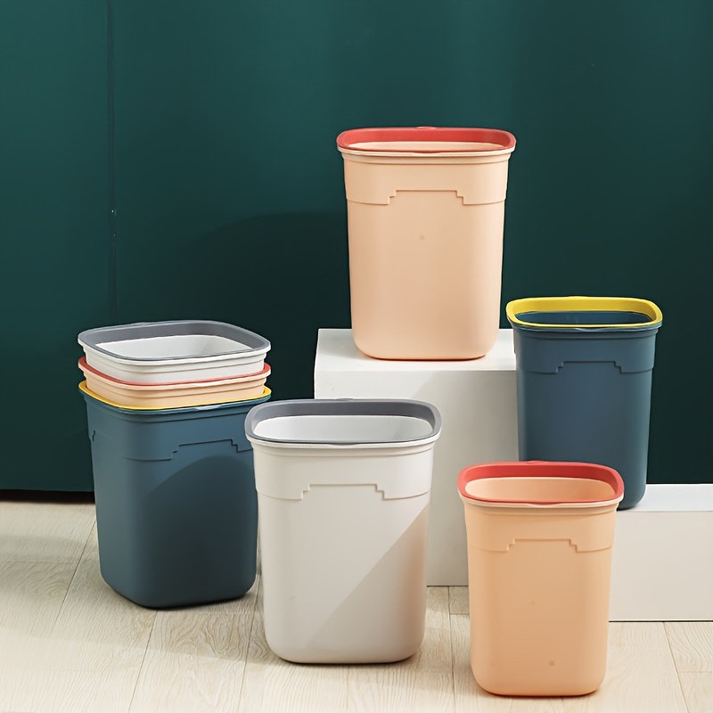 Rectangular Plastic Waste Baskets Multiple Use Household - Temu