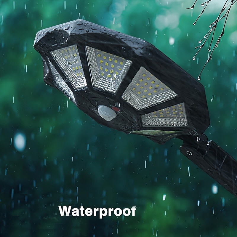 Solar Lights Outdoor 168led 6500k Flood Light Dusk Dawn - Temu