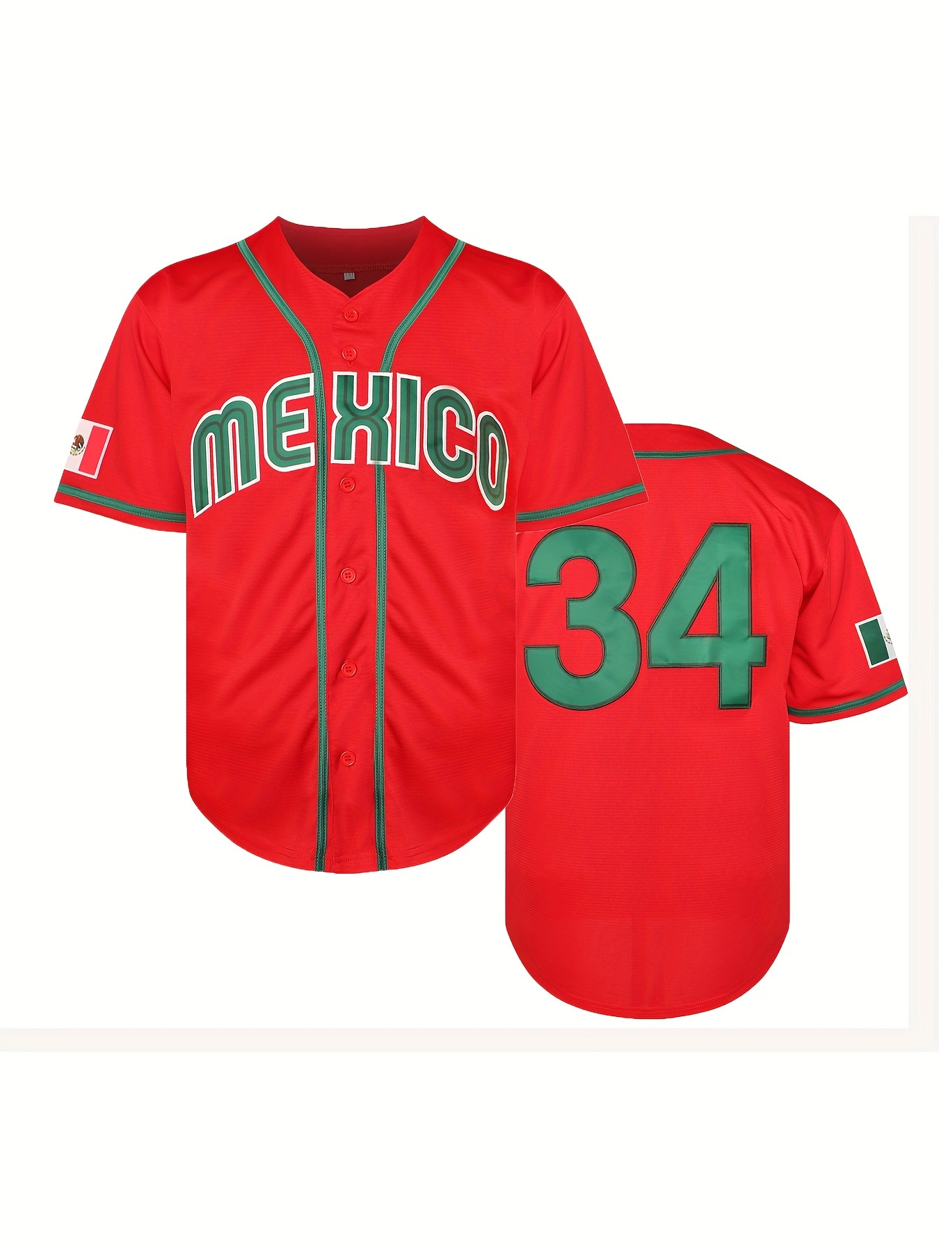 Men's Baseball Jersey Mexico Embroidery Classic Design - Temu Australia