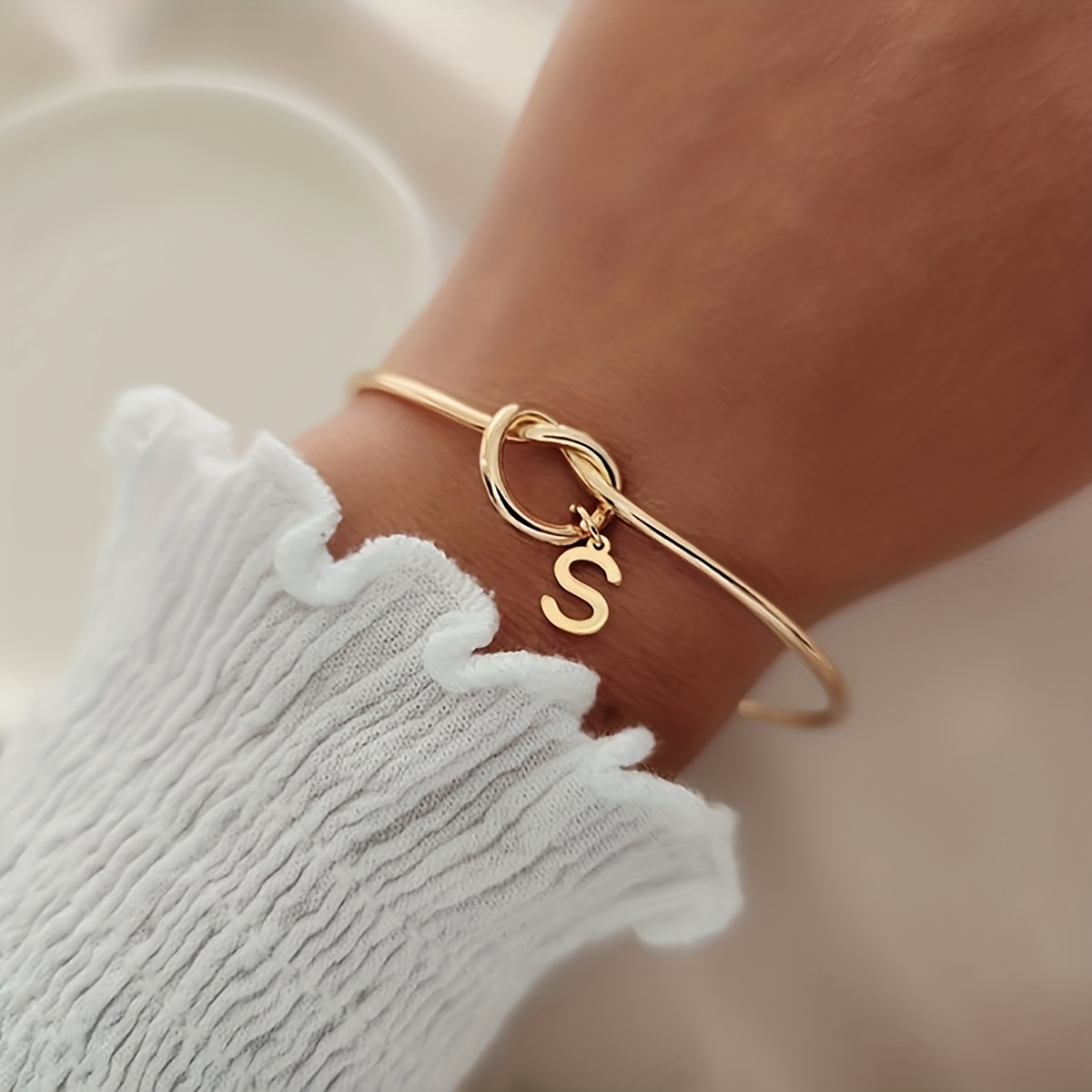 bracelets with initial sold on Temu United States