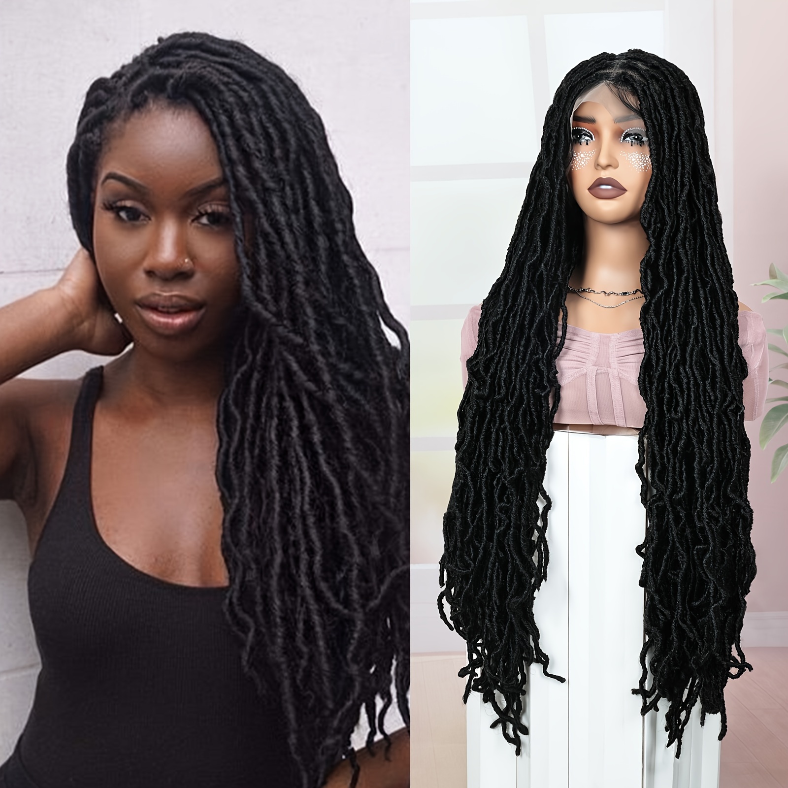 wigs dreads sold on Temu United States