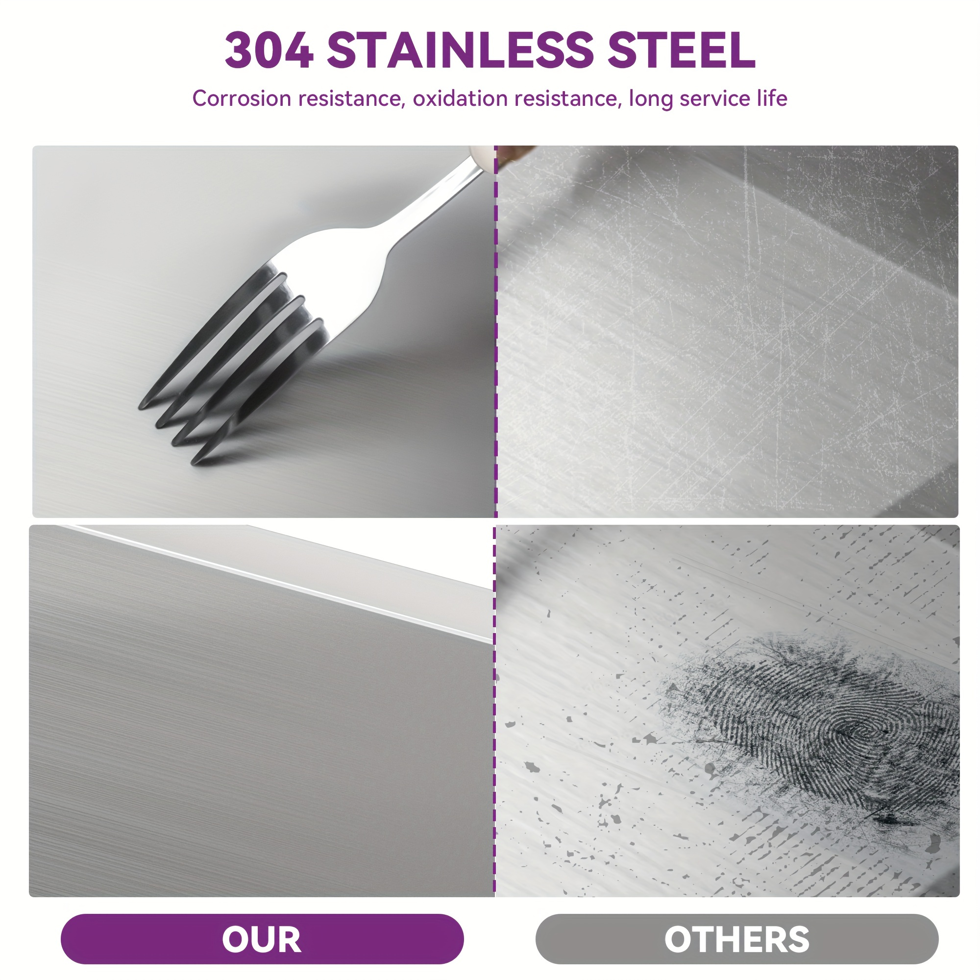 Kitchen Sink Undermount Sink 304 Stainless Steel Single Bowl - Temu