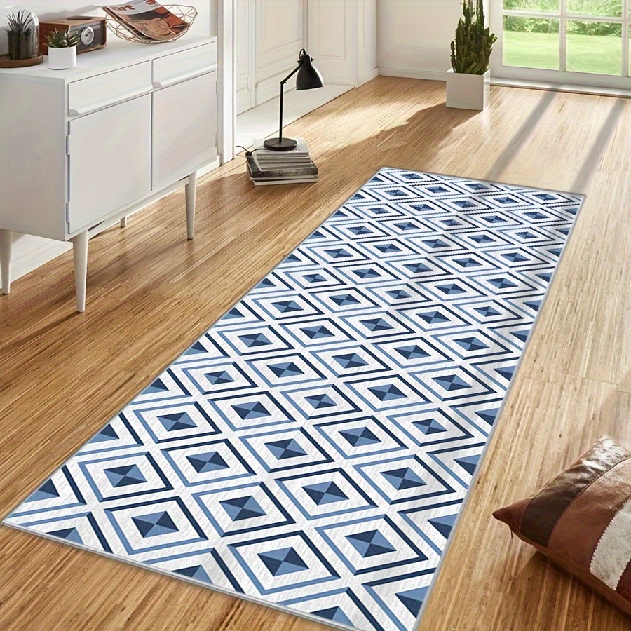 Geometric Absorbent Non Slip Rugs Living Room Bedroom - Temu Australia