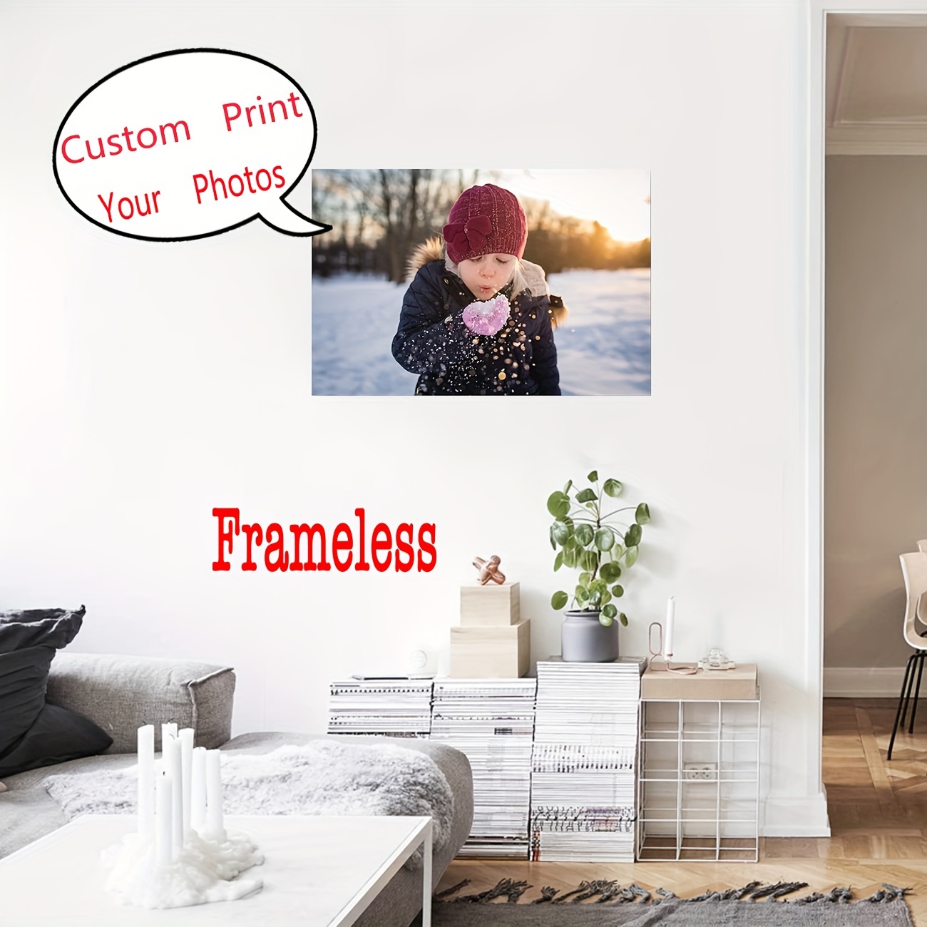 Unframed Poster Personalized Picture Wall Art Perfect Gift - Temu New ...