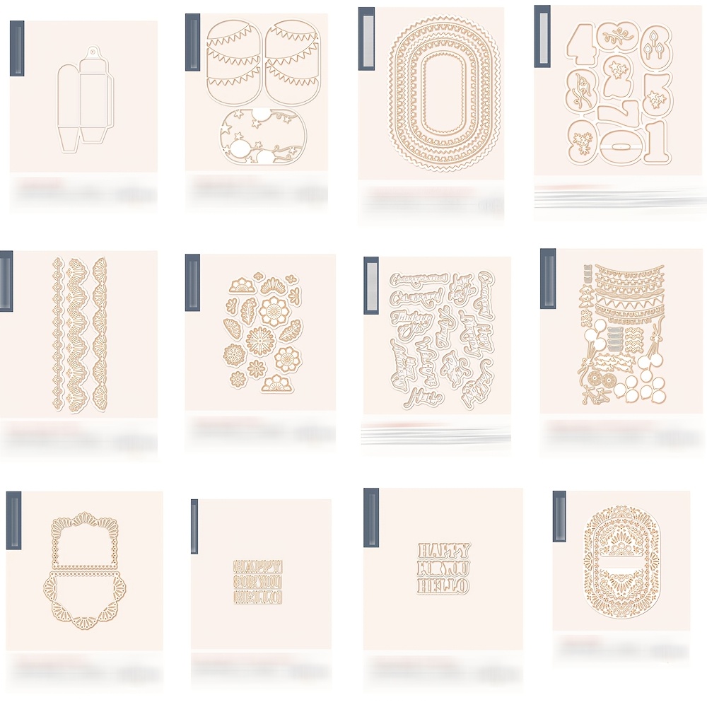 metal cutting dies sold on Temu United States
