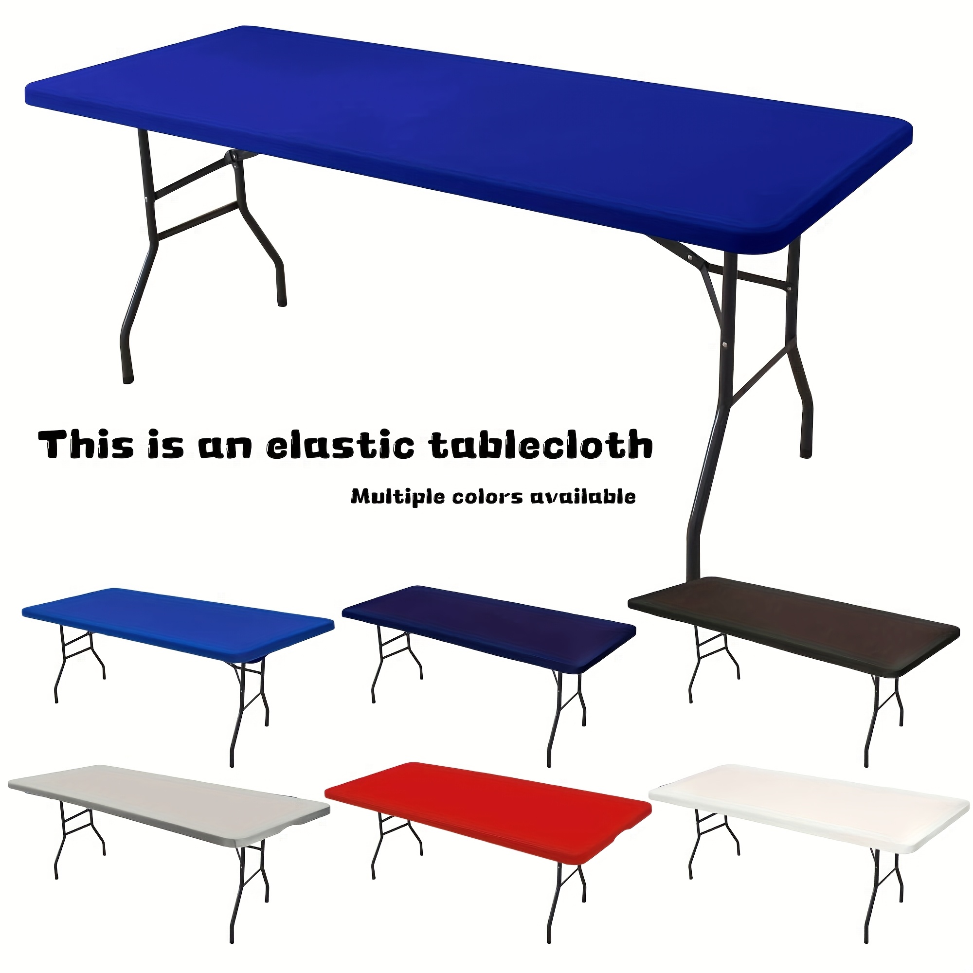 stretch table covers sold on Temu United States