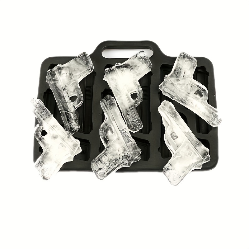 Silicone Gun Bullet Ice Mold Trays Novelty Pistol shaped Ice - Temu