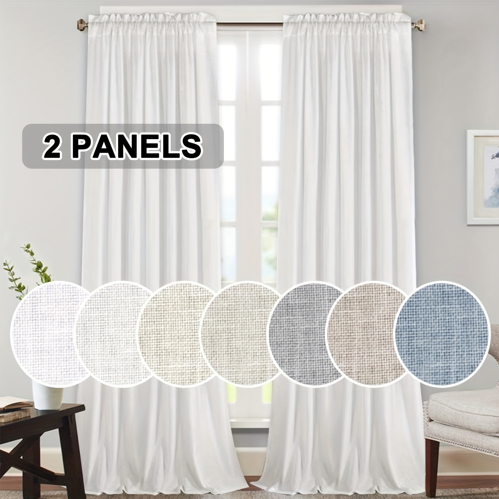 curtains drapes sold on Temu United States