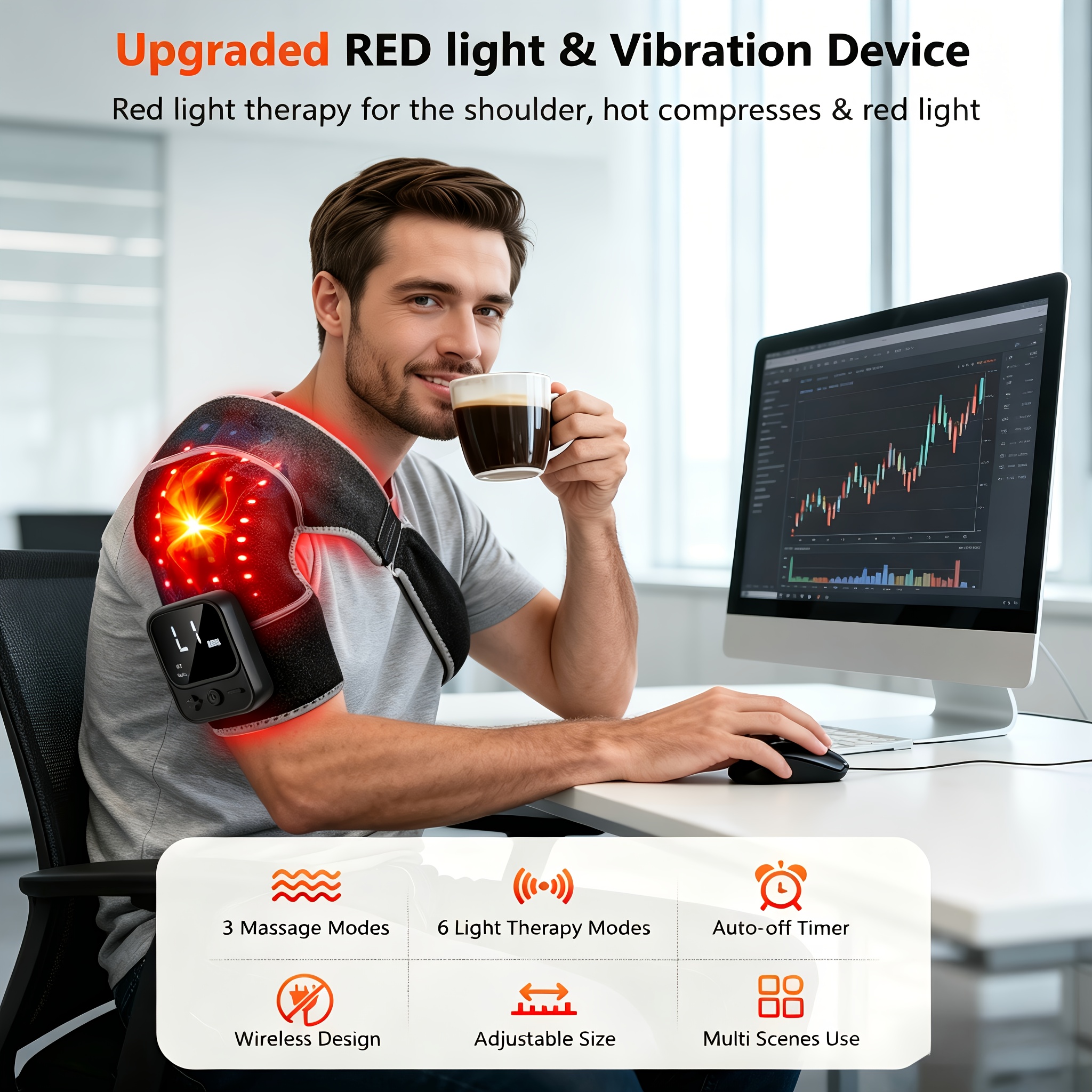red infrared light sold on Temu United States
