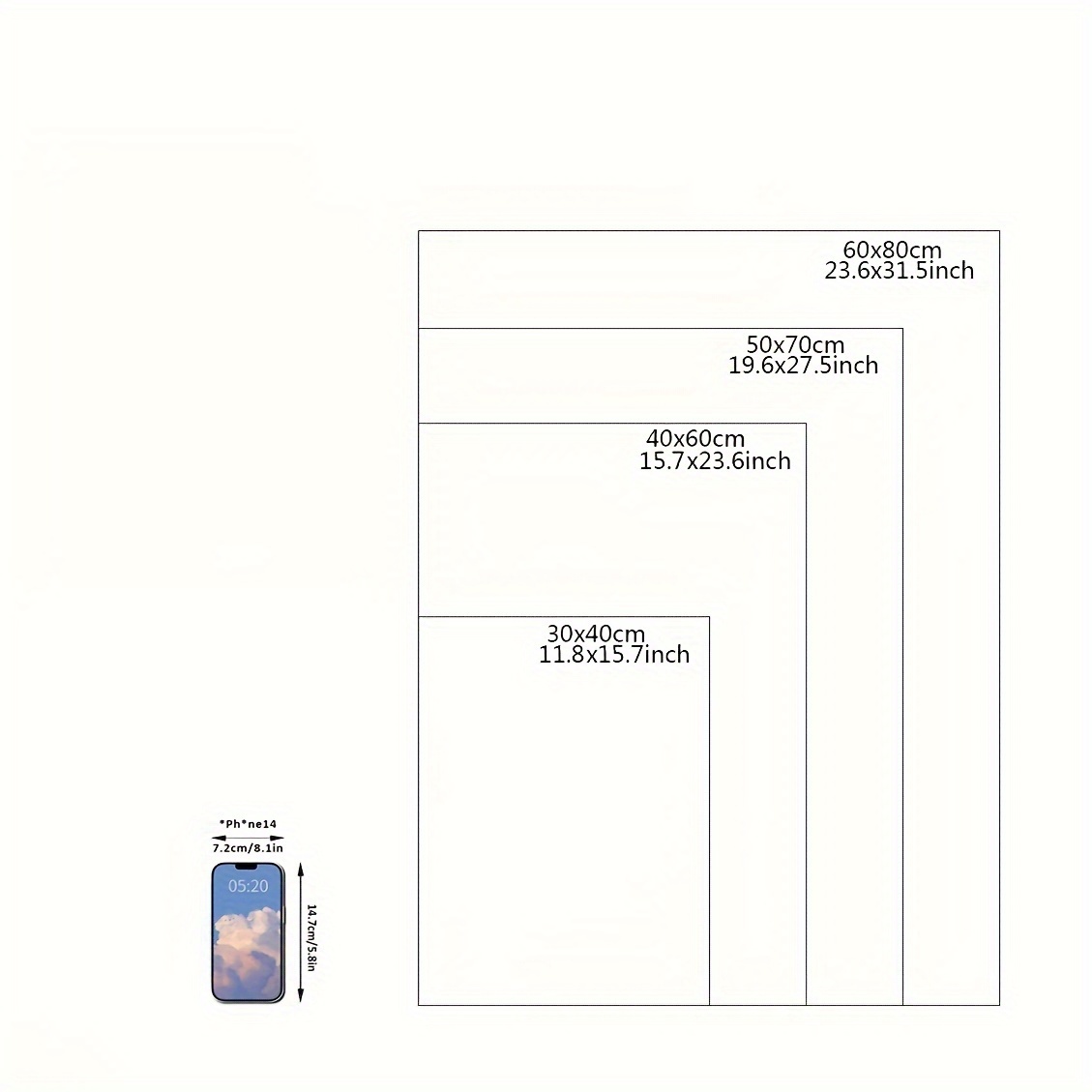 Unframed Canvas Poster Modern Art Self Growth Mental Health - Temu Canada