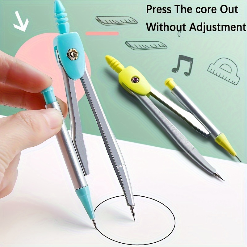 Student Drawing Compass Kit Metal Storage Box - Temu United