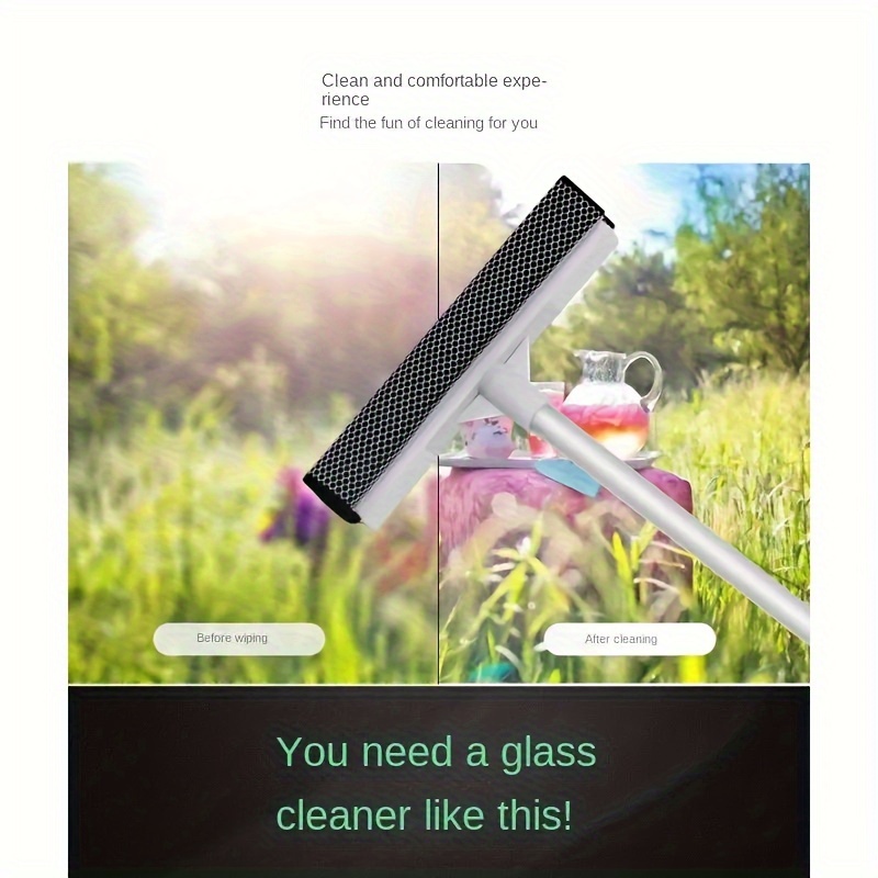 1 Glass Wiper Scraping Washing Retractable Double sided - Temu New Zealand