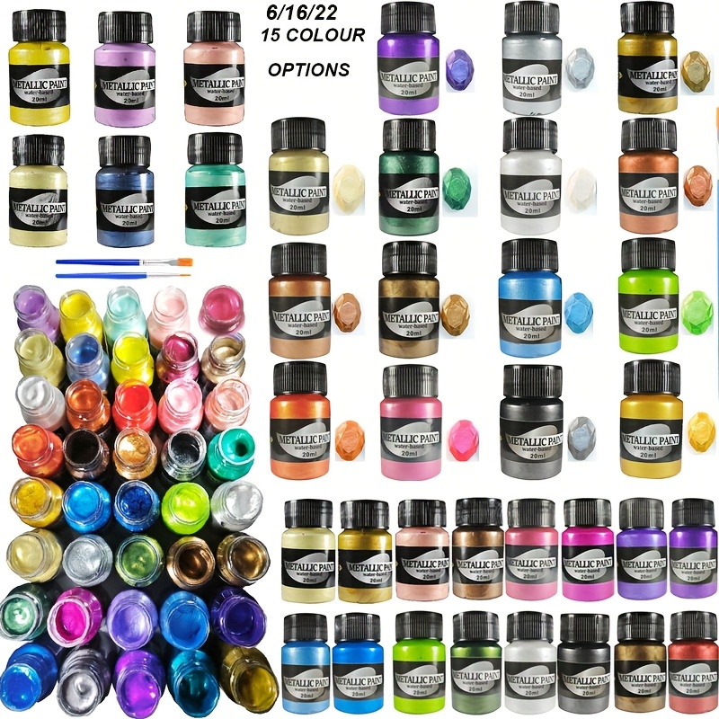 metallic acrylic paint sold on Temu Australia