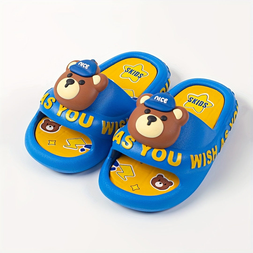 Jiageya Cute Cartoon Open Toe Slippers Boys Breathable - Temu United Kingdom
