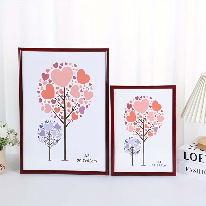 Modern Picture Frames Set Family A3 A4 Size Polished - Temu