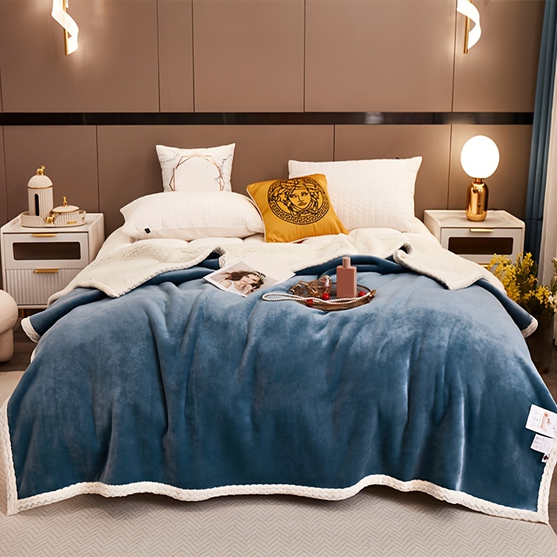 Fleece Throw Blanket Couch Fuzzy Soft Cozy Fluffy 3d - Temu