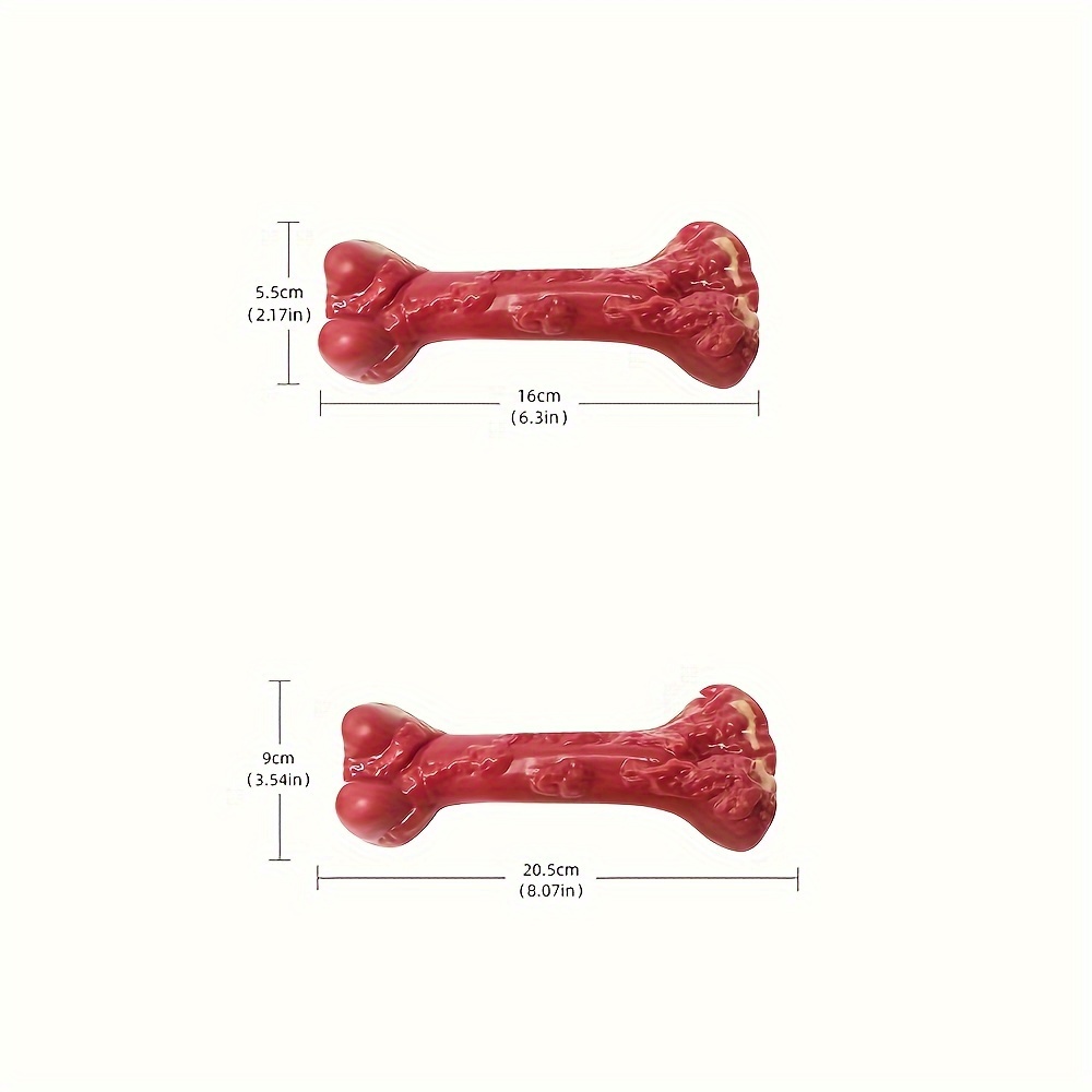 1pc Dog Toy Chewing Molar Stick, Bone Simulation Shaped Bite-resistant ...
