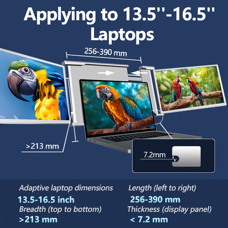 laptop screen extender sold on Temu United States