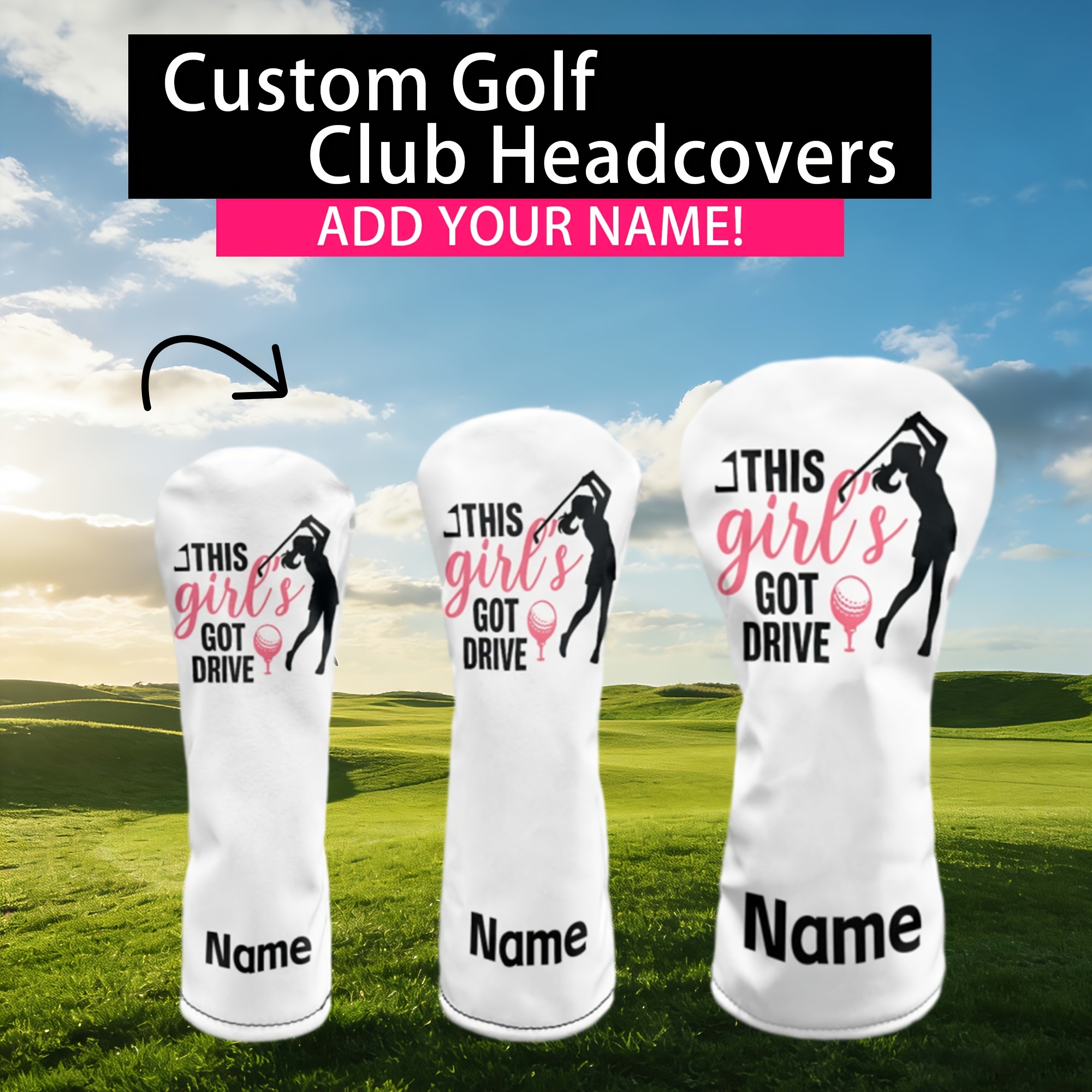 putter mallet headcover sold on Temu United States