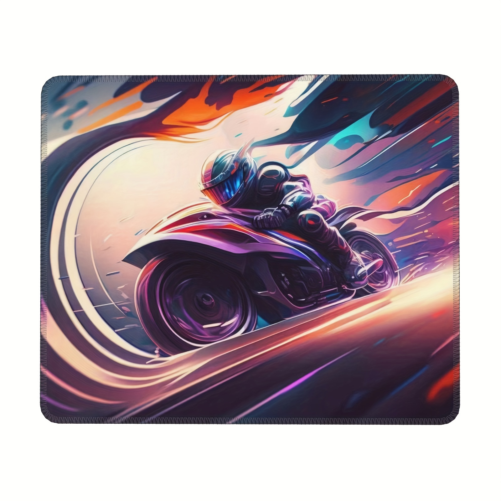 Color Motorcycle Style Rubber Non slip Square Mouse Pad - Temu Portugal