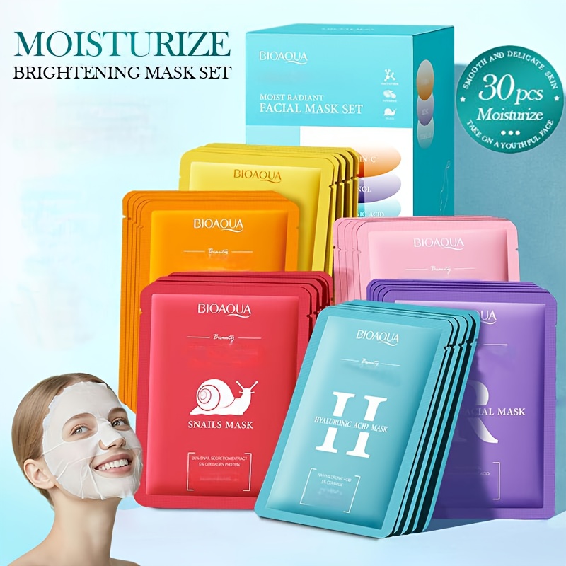 facial masks sold on Temu United States