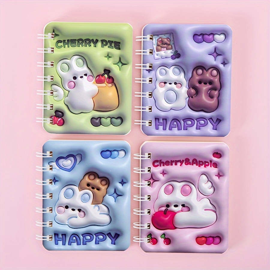 3d Three dimensional Side Flip Coil Book Notepad Office - Temu United ...