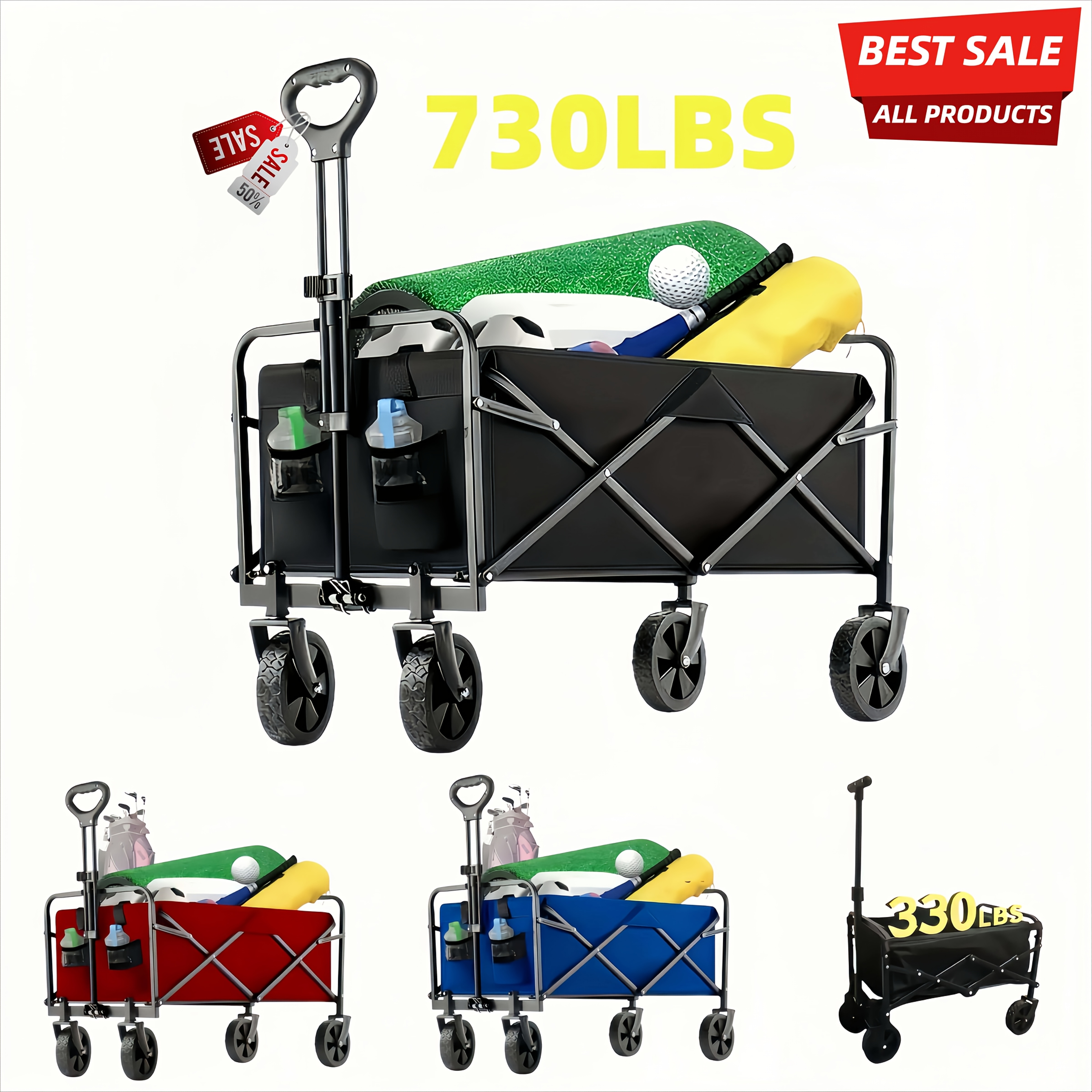 utility wagons sold on Temu United States