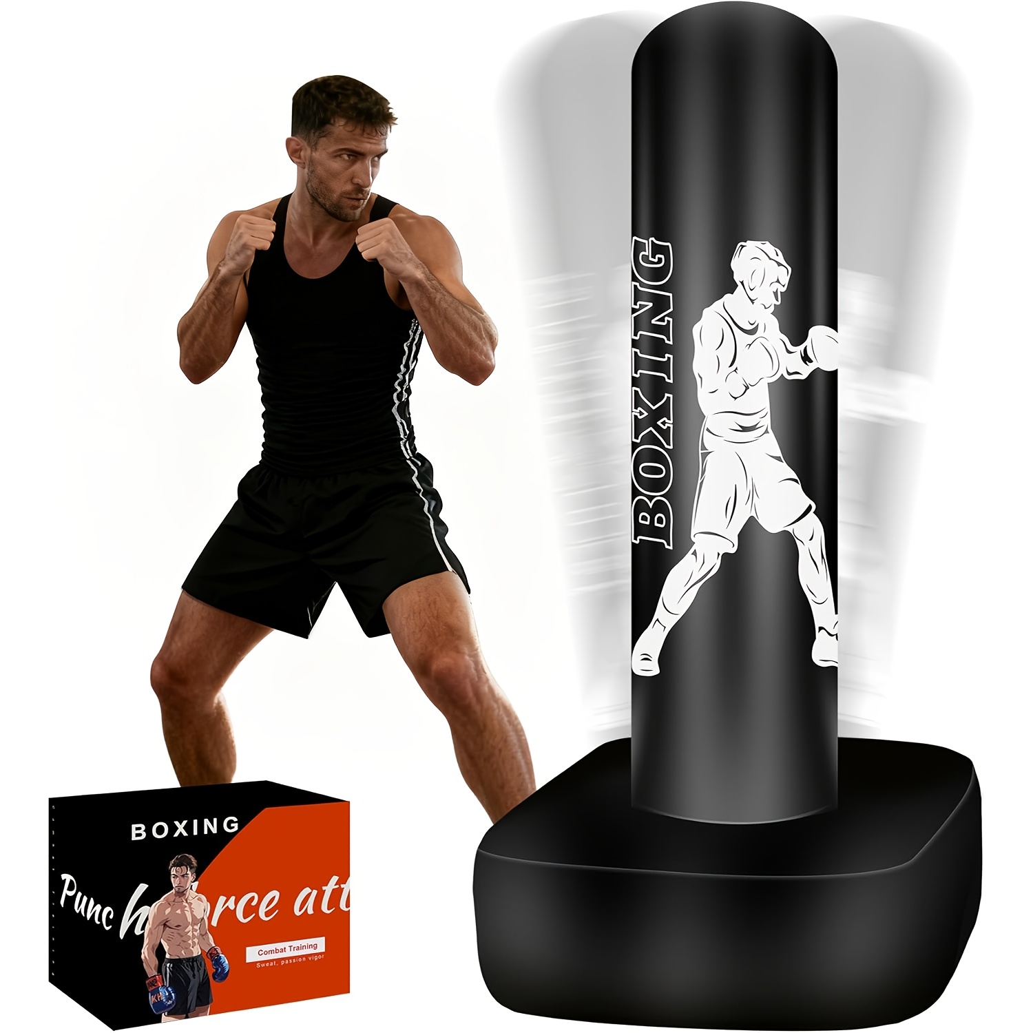heavy punching bags sold on Temu United States