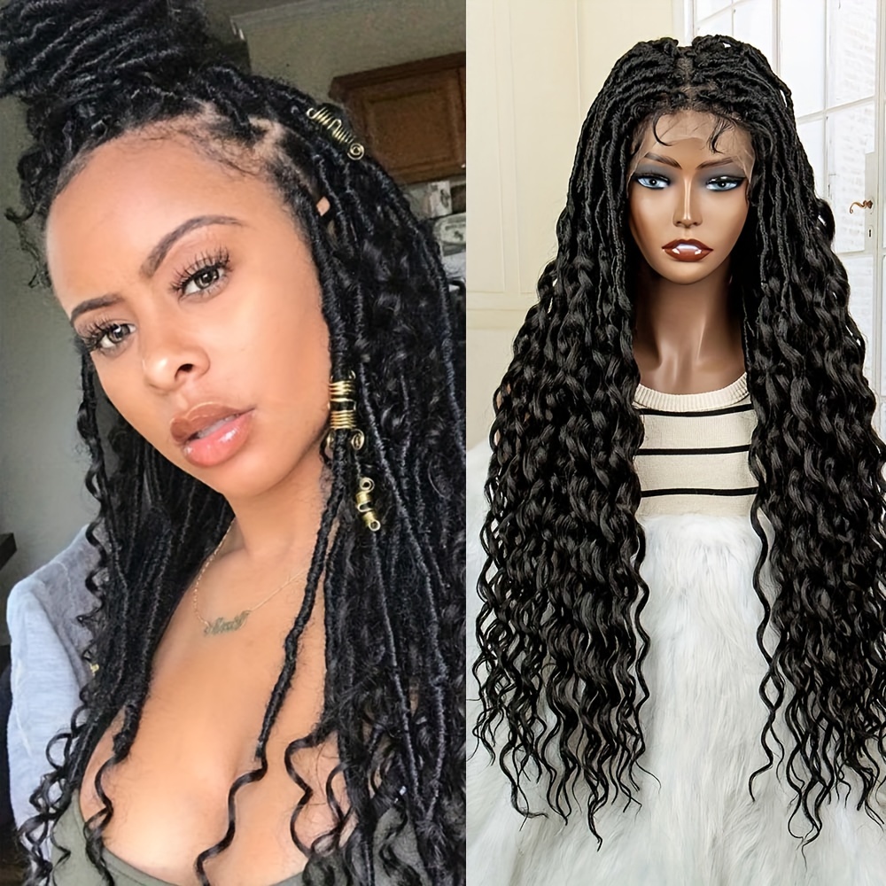 long braided wigs sold on Temu United States