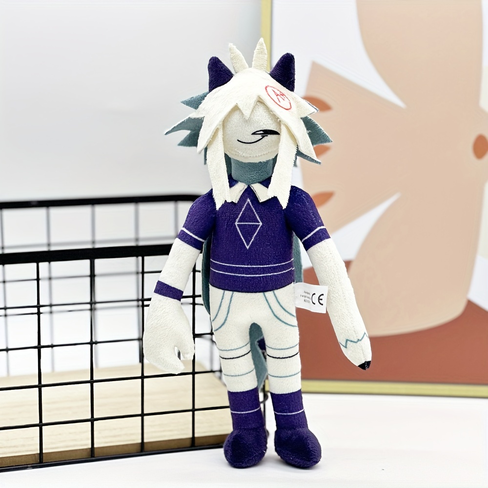 Cartoon-inspired Plush Toy, White-haired Youth Character, Soft Cotton ...