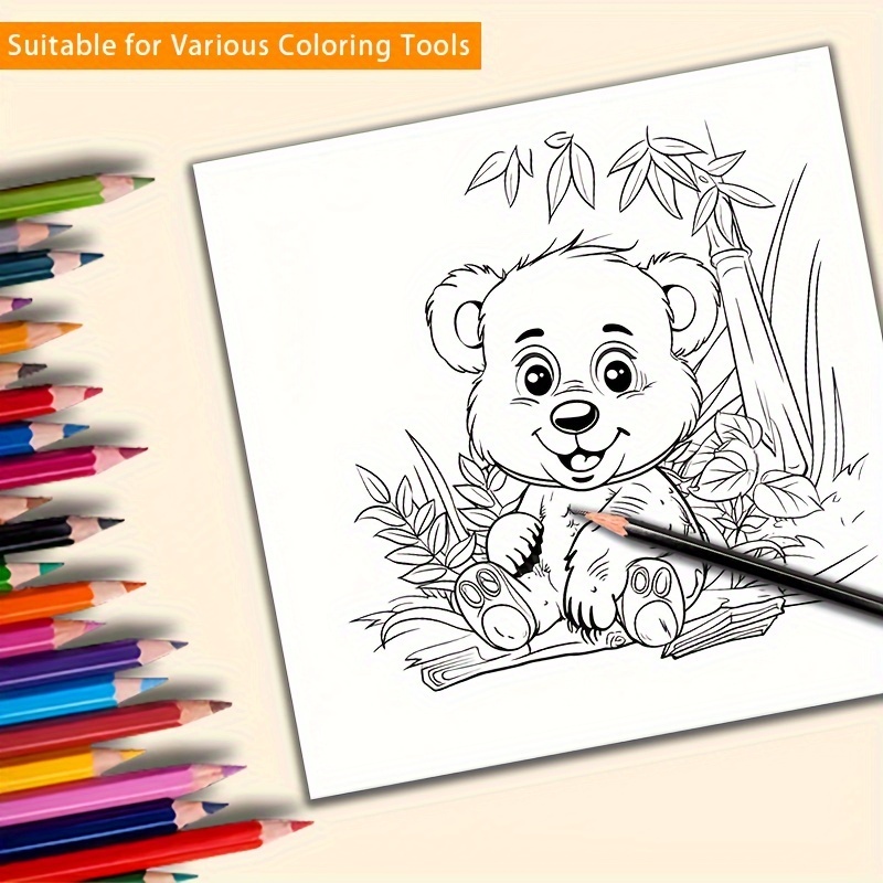 1pc, Healing Landscape Coloring Book Adult Relaxation Coloring Book ...