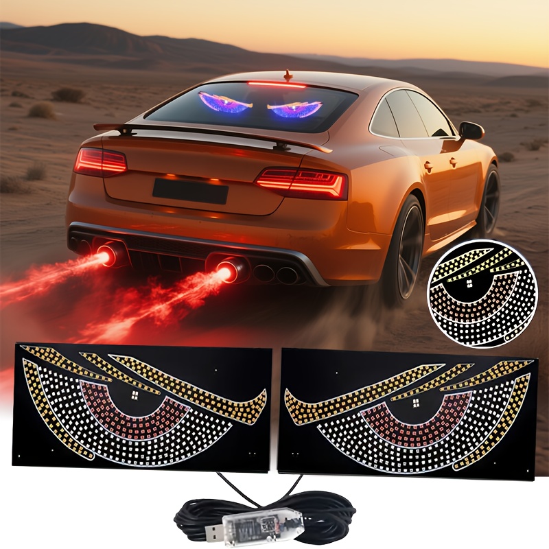 Devil Eyes Led Lights Devil Eyes LED For Car 2pcs, 24"x5" Large Full ...